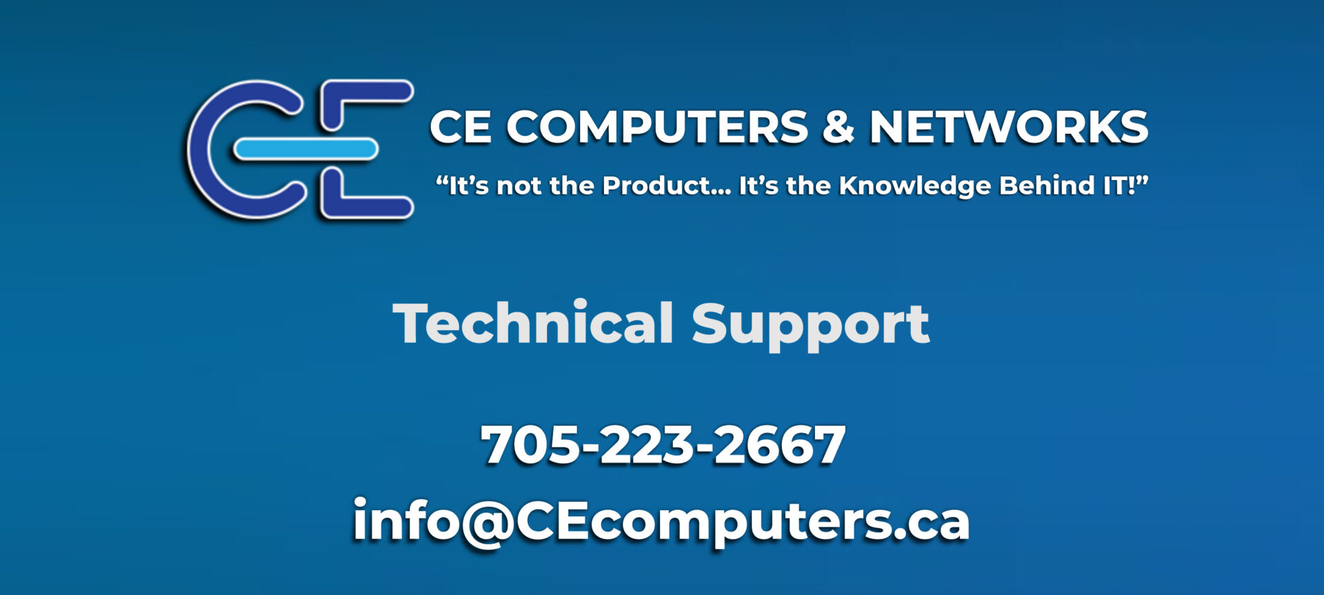 Services - Technical Support - CE Computers